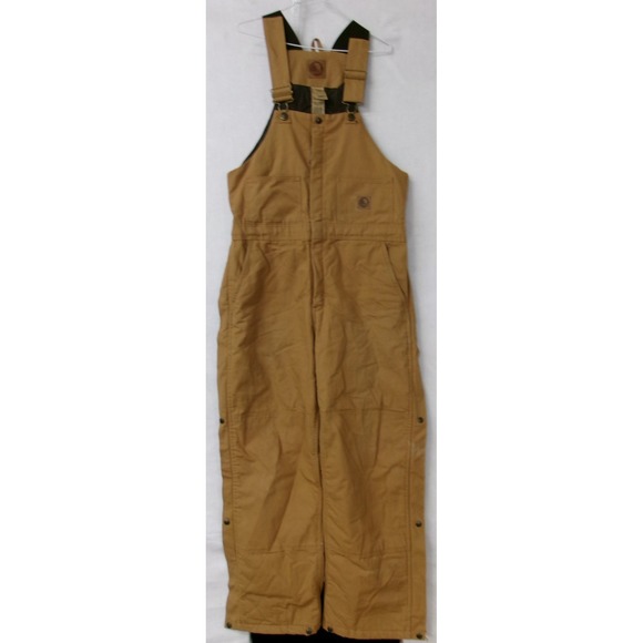 Berne | Pants | Berne Mens Brown Insulated Bib Overalls Workwear Medium ...